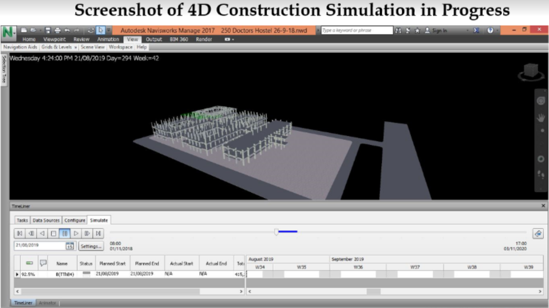 Services - 4D & 5D Construction Simulation